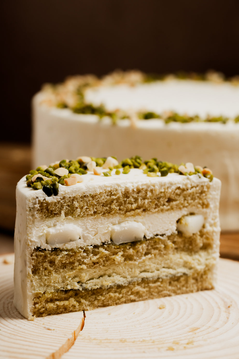 Pistachio Mochi Cream Cake – Asok Thai Cake